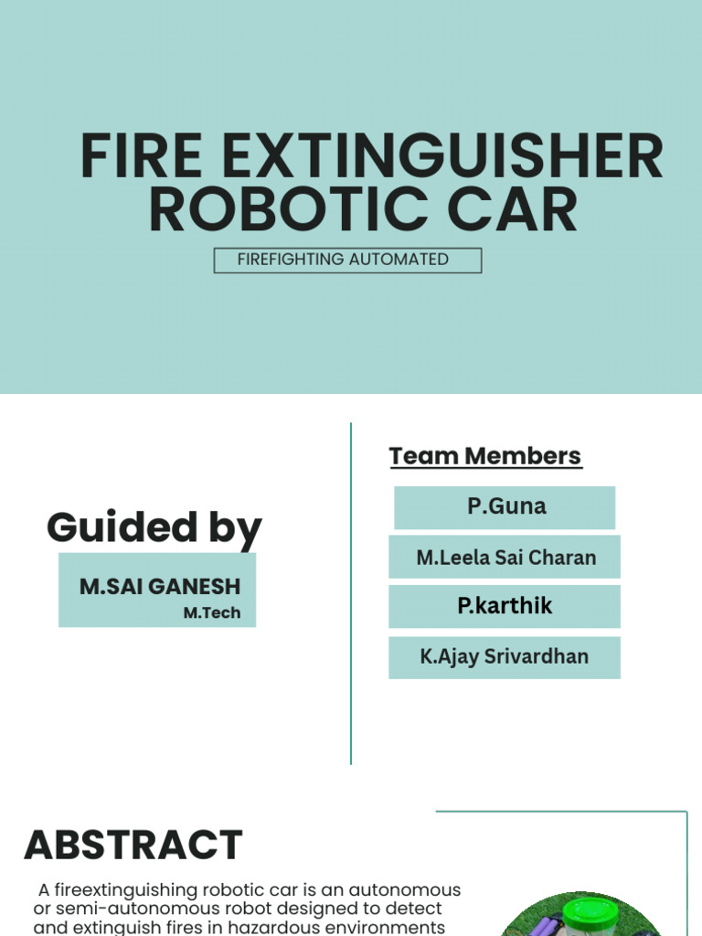 Fire Extinguisher Robotic Car - PDF 20250918 074334 0000 | PDF ...