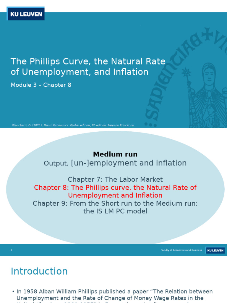 Module 3 - Chapter 8 2025 | PDF | Phillips Curve | Inflation