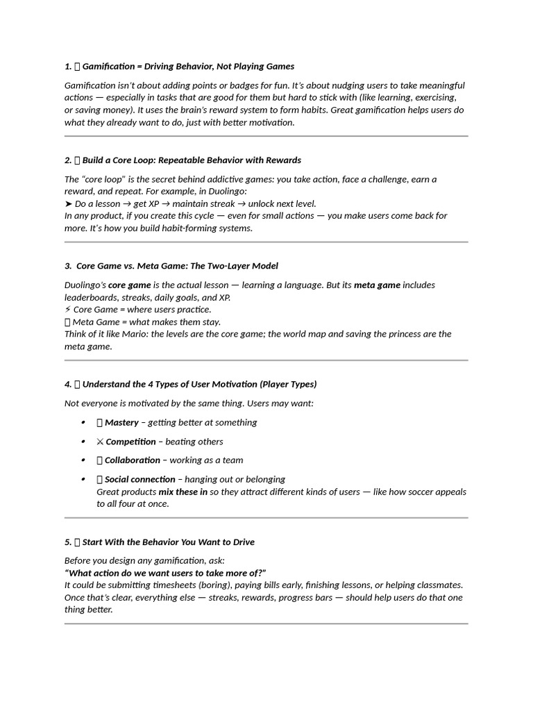 Actionable Gamification | PDF | Motivation | Motivational