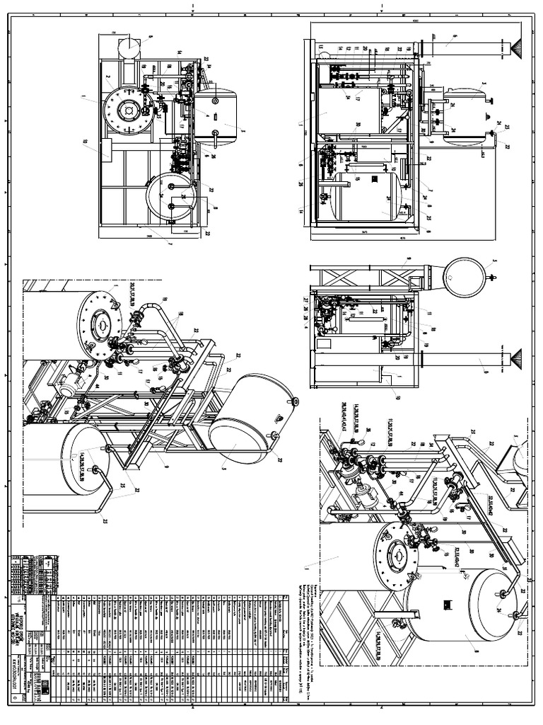 VKS 300 11 0167 Raspored Opreme Kontejner Kotlovnice | PDF