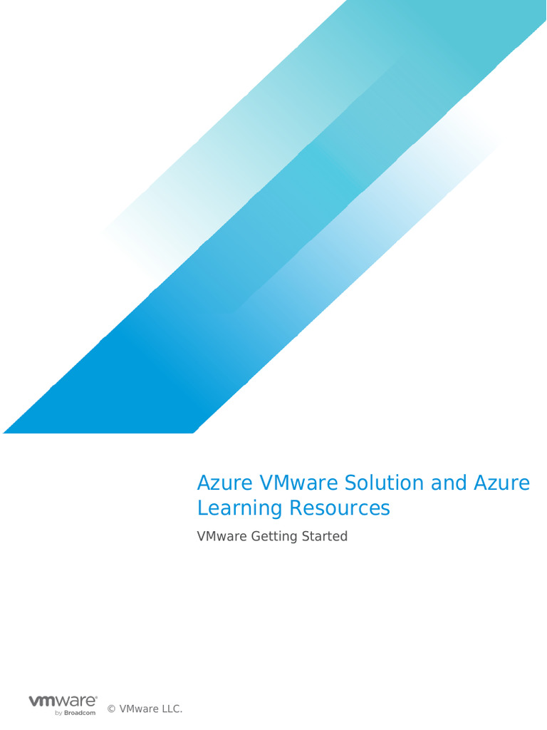 Azure VMware Solution Learning Guide | PDF | Microsoft Azure | V Mware