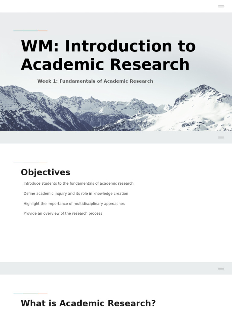 Fundamentals of Academic Research Guide | PDF | Methodology | Experiment