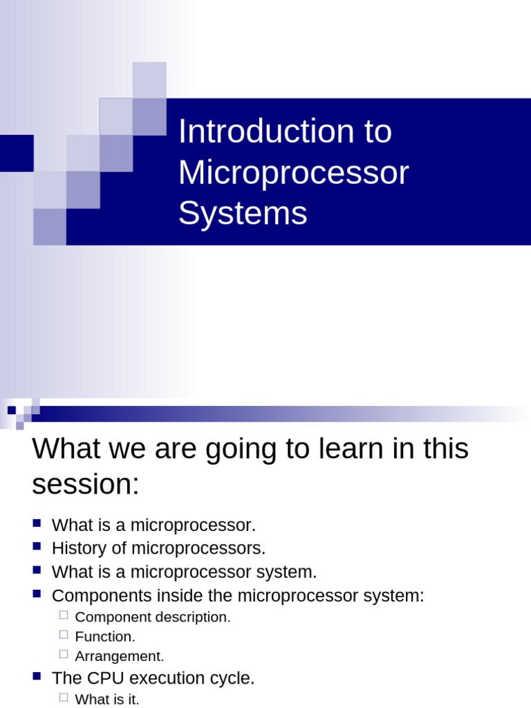 Introduction To Microprocessor | PDF | Read Only Memory | Computer Data ...