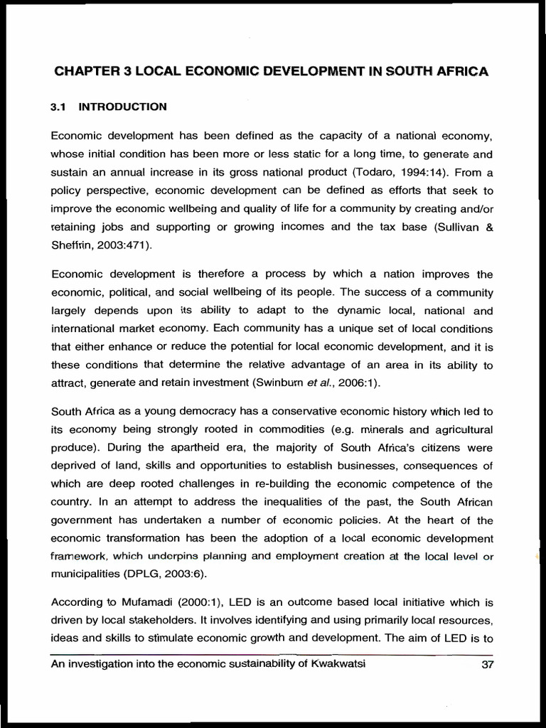 Led Document | PDF | Economic Development | Strategic Planning