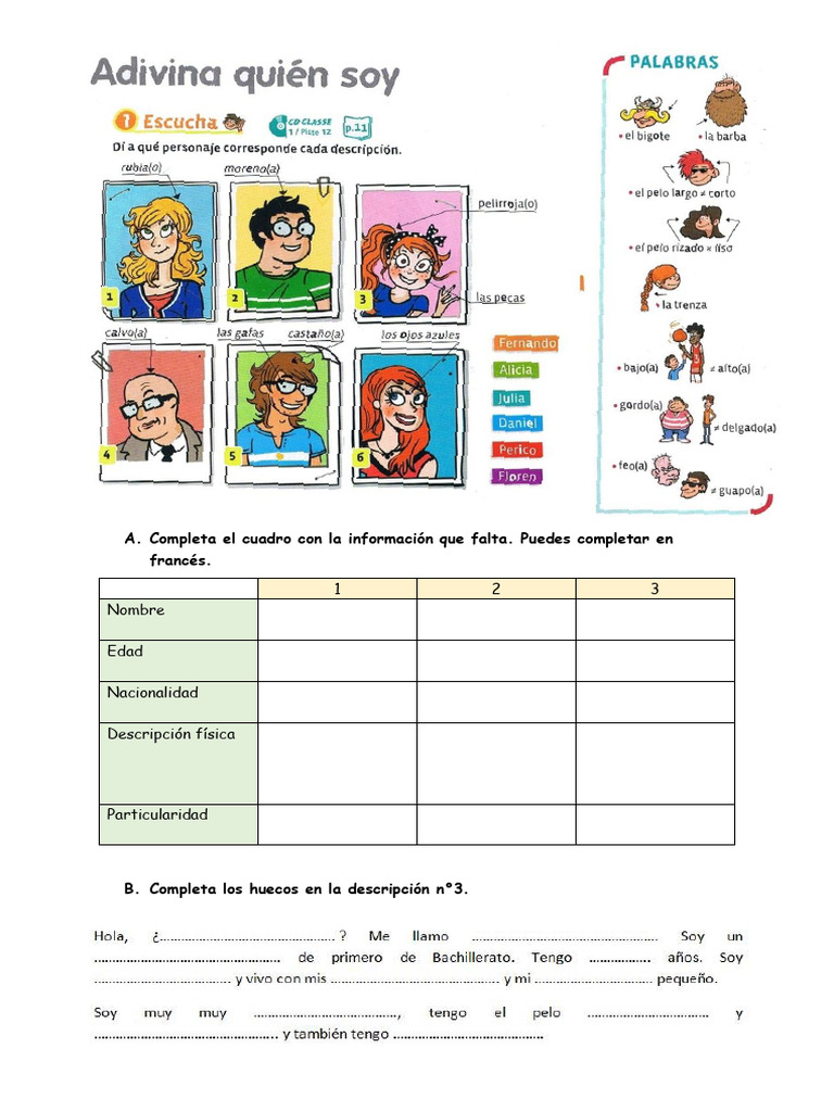Adivina Quien Soy | PDF