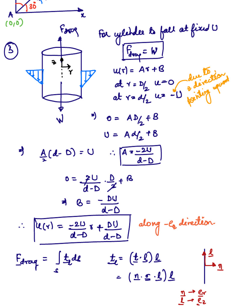 Cylinder Fall Dynamics Analysis | PDF