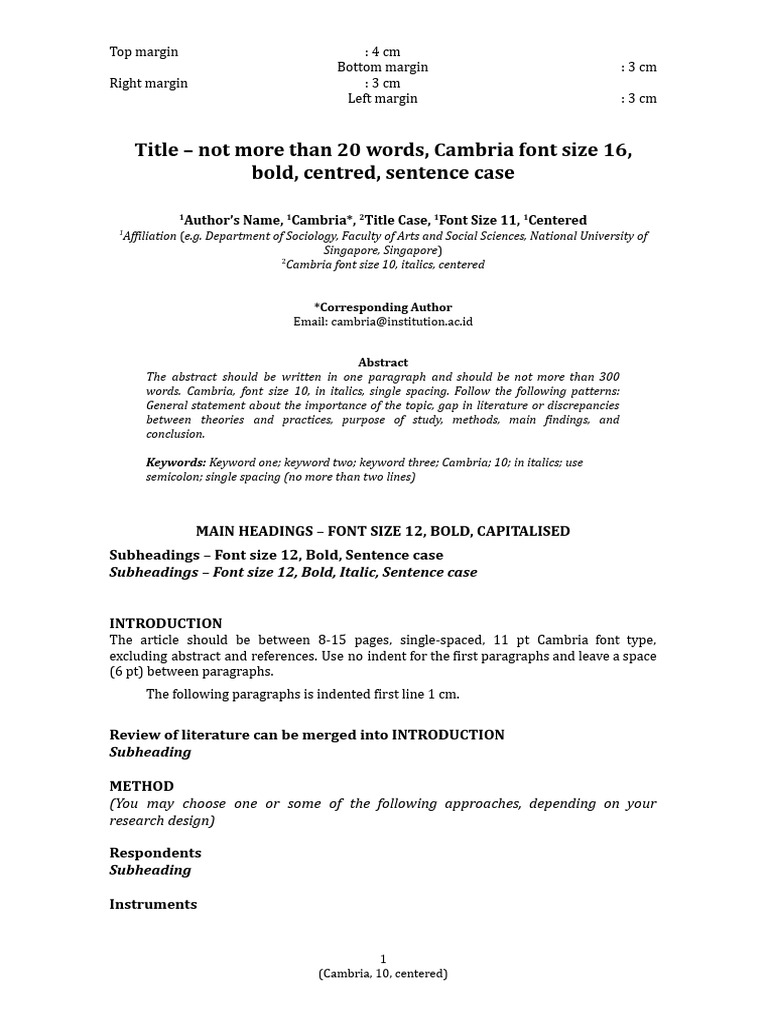 Academic Paper Formatting Guidelines | PDF | Citation | Paragraph
