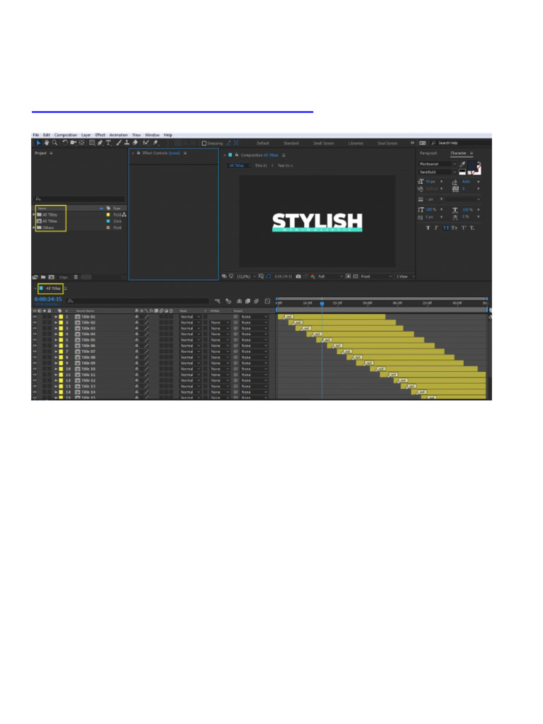 How To Use in After Effects | PDF