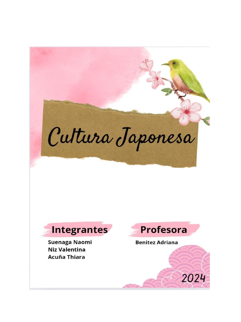 Historia y Tradiciones de Japón | PDF | Cocina japonesa | Japón