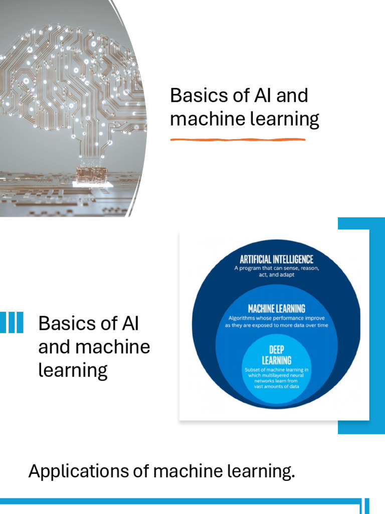 AI and Machine Learning Fundamentals | PDF | Machine Learning | Deep ...
