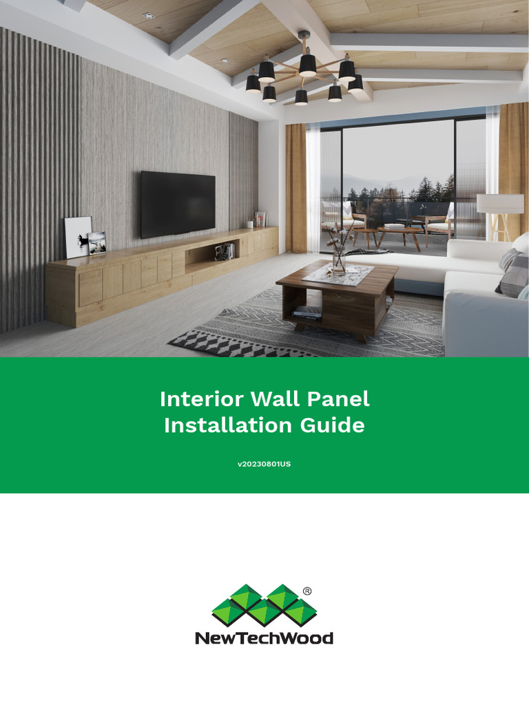 Interior Wall Panel Installation Guide | PDF | Plaster | Wall
