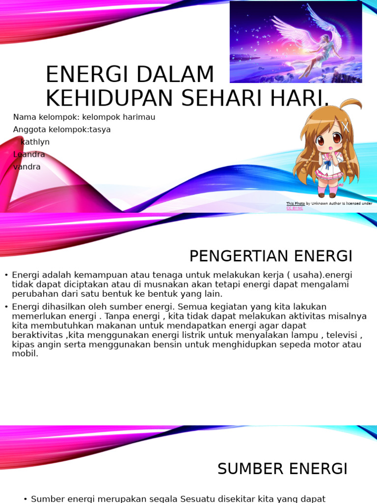Energi Dalam Kehidupan Sehari Hari | PDF