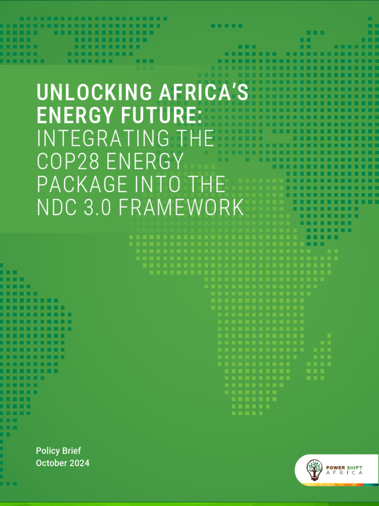 Unlocking Africas Energy Future Intergrating The COP28 Energy Package ...