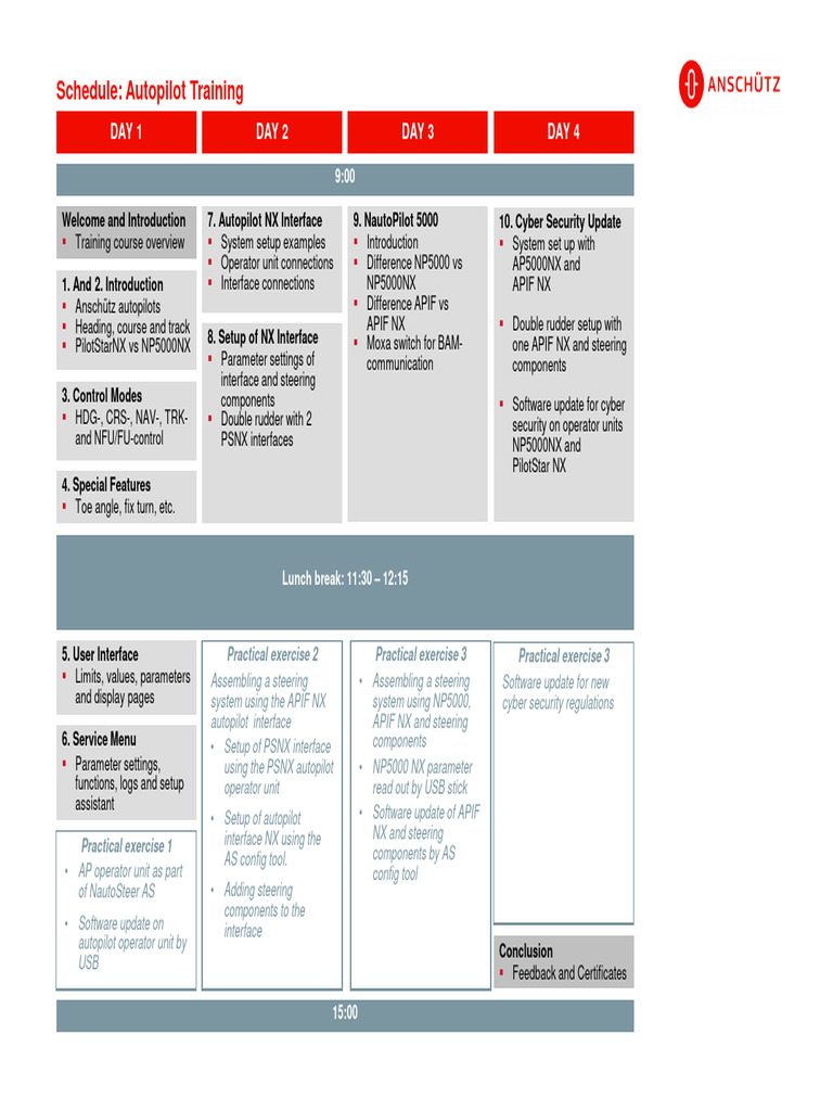 Schedule Autopilot Training | PDF | Computing
