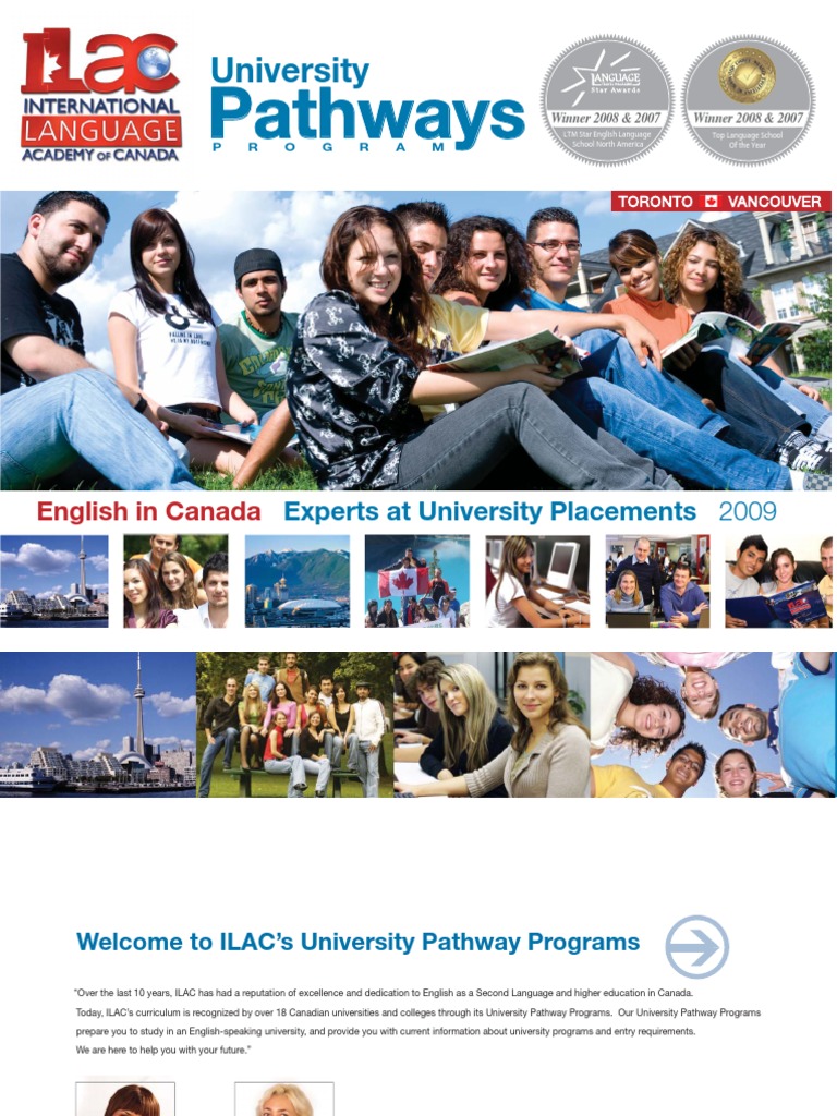 ILAC 2009 University Pathway Programs Brochure English HR | PDF ...