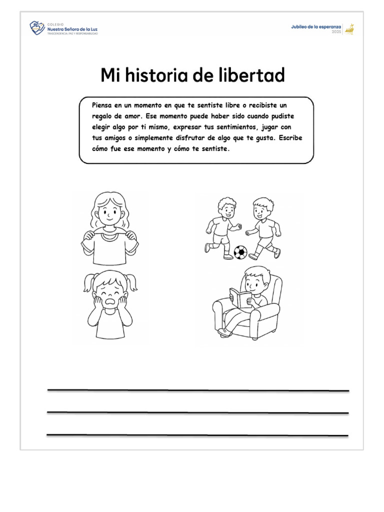 Ficha Mi Historia de Libertad Con Imagenes | PDF