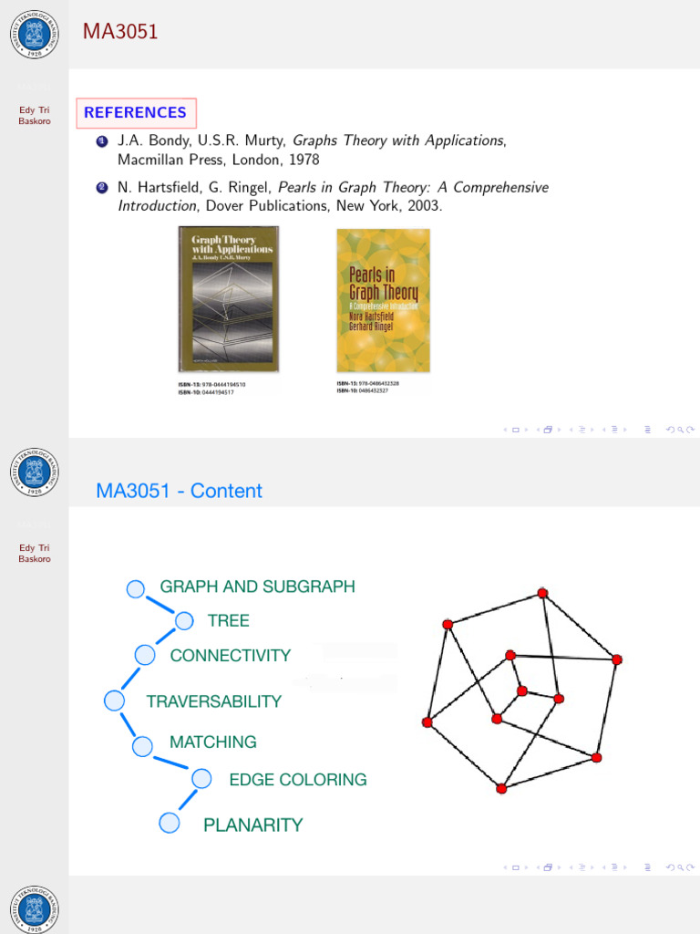 1-0 Intro To Graph Theory | PDF | Graph Theory | Vertex (Graph Theory)