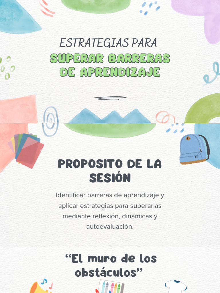 Estrategias para Superar Barreras | PDF