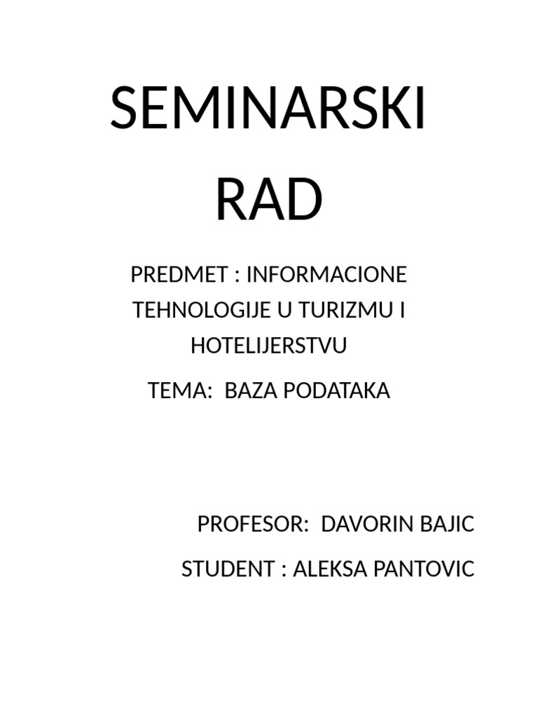 Pantovic | PDF