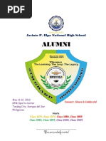 Sample Alumni Homecoming Program | PDF