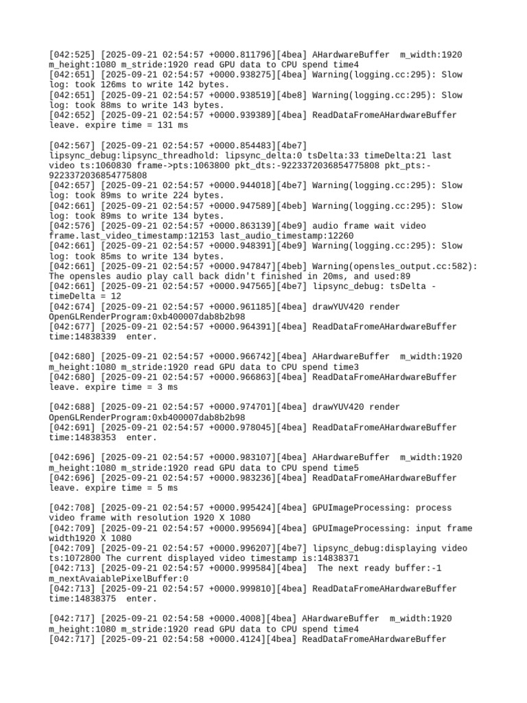 GPU Data Processing Log Analysis | PDF | Digital Technology | Computer ...