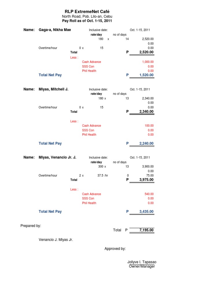 Payrol | PDF