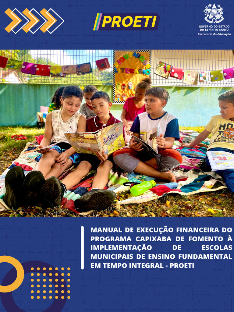 Manual Financeiro do PROETI 2025 | PDF | Conta de transação | Pedagogia