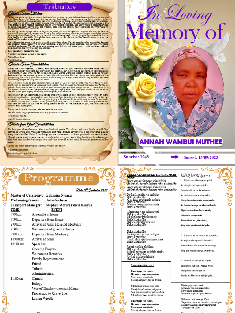 Eulogy Annah | PDF | Spirituality