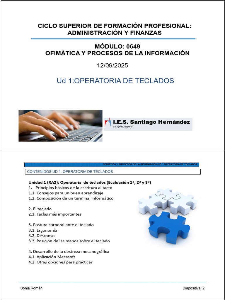 Operatoria de Teclados en Ofimática | PDF | Teclado | Microsoft Windows