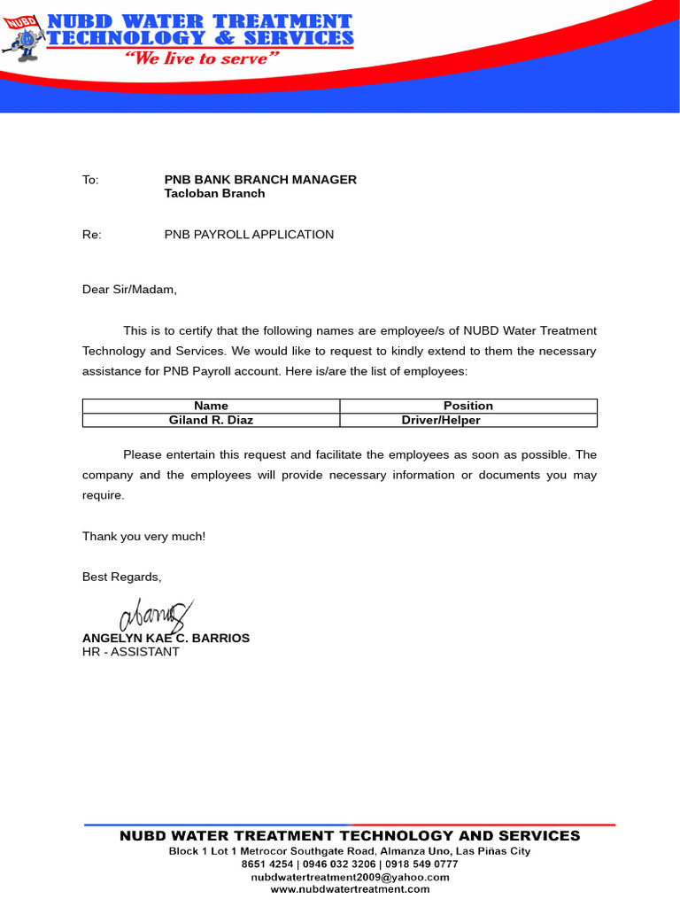 Endorsement Letter - Giland | PDF