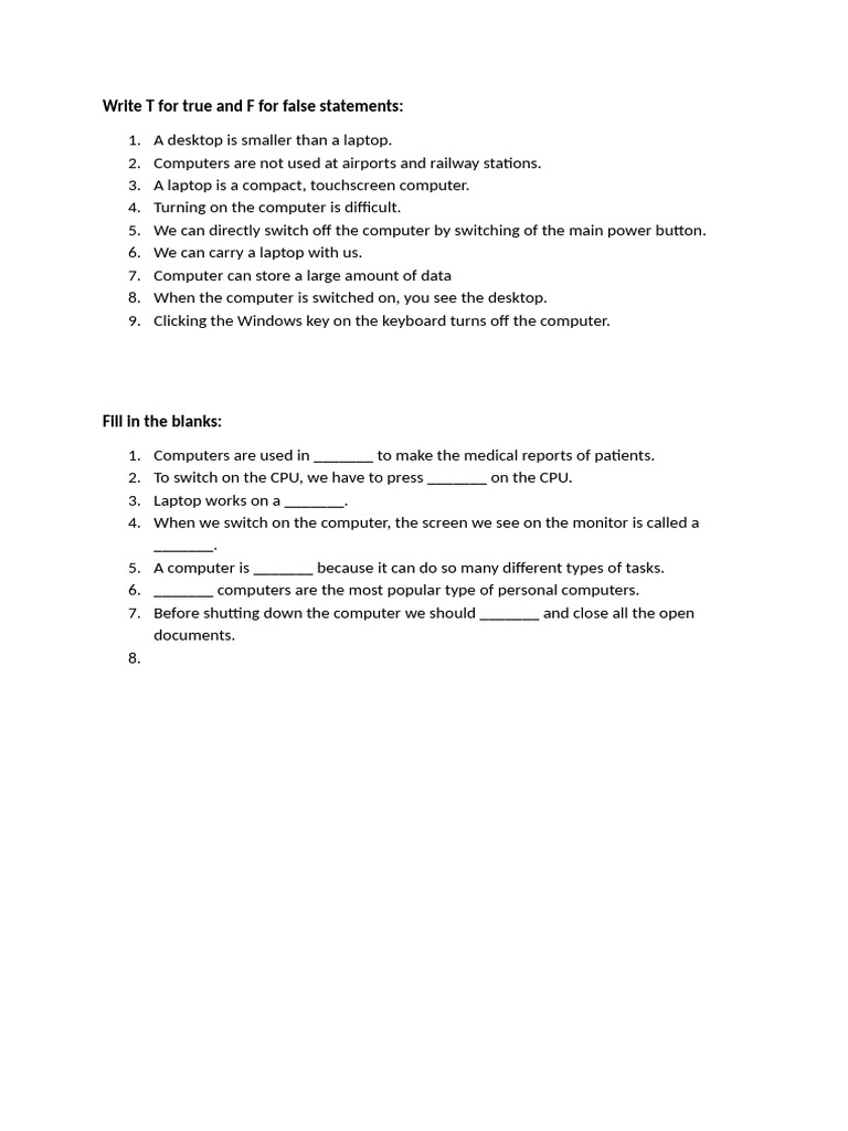 H.H Computer | PDF