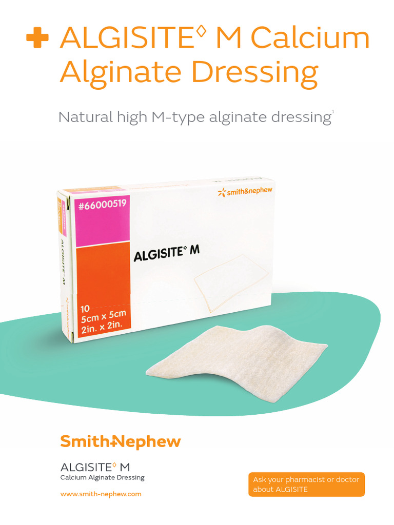 ALGISITE M - Single Sheet - 0322 | PDF | Wound