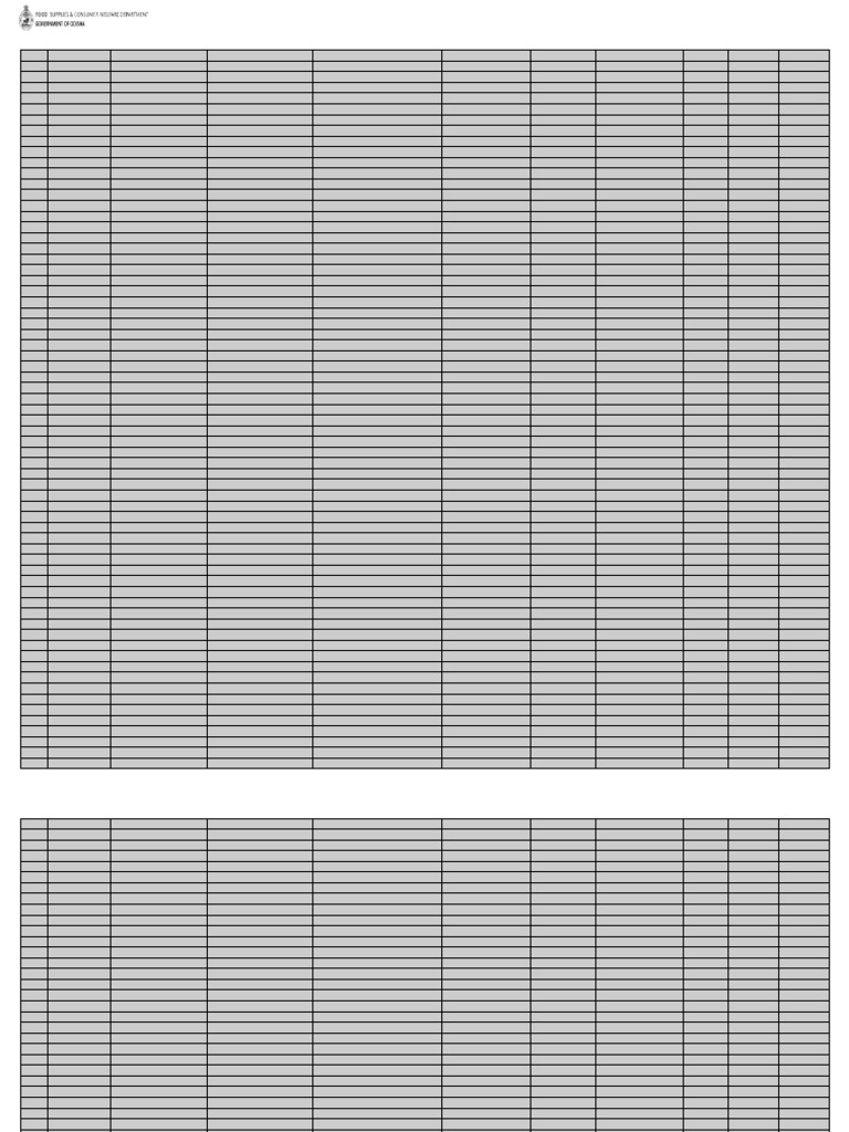 Ration Card Distribution Summary | PDF