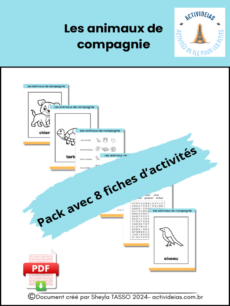 Activités sur les animaux de compagnie | PDF | Animal familier | Zoologie