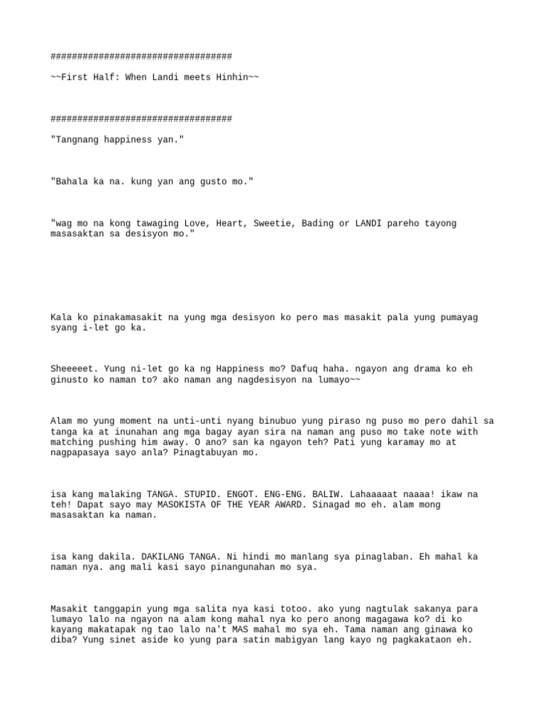 When Landi Meets Hinhin | PDF