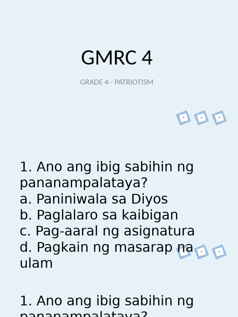 GMRC Reviewer | PDF