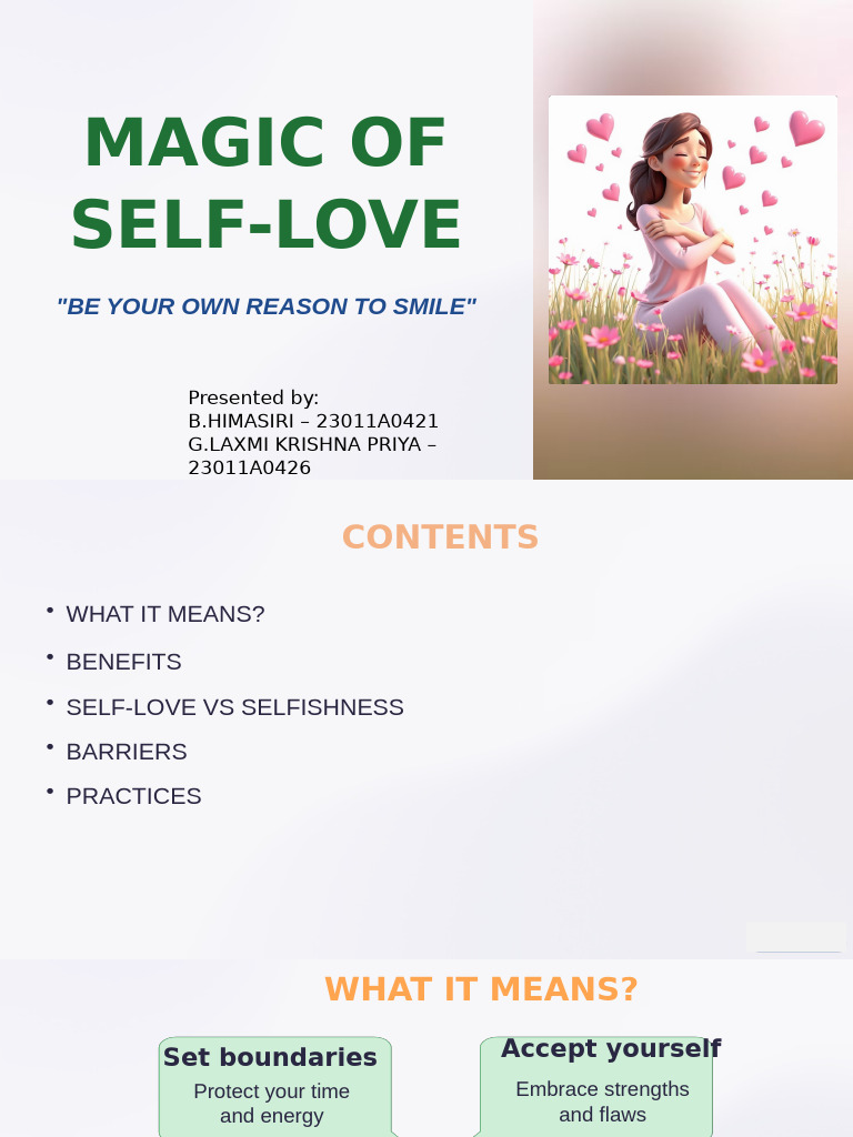 Embracing Self-Love: A Guide | PDF