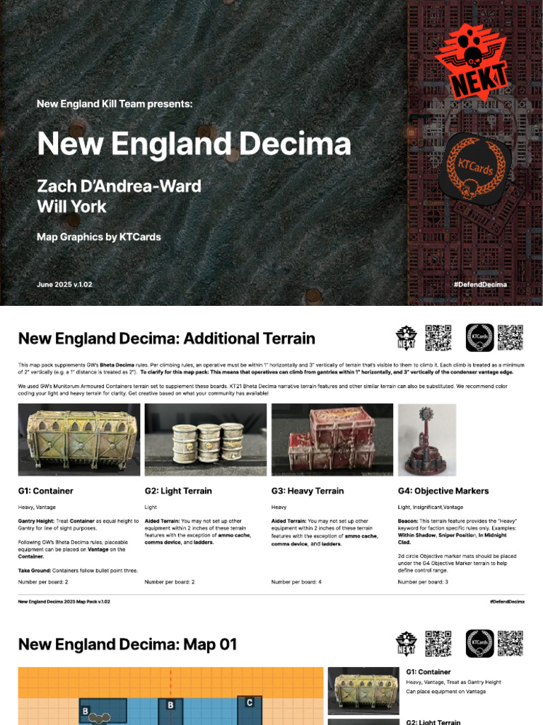 New England Decima Map Pack 2025 | PDF