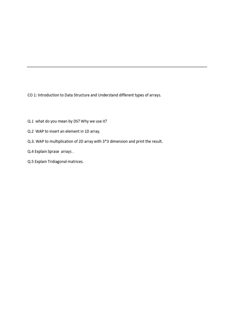 DSA Assignment | PDF