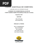 CS25C01-C Syllabus-2025 | PDF | Pointer (Computer Programming) | Computer Program