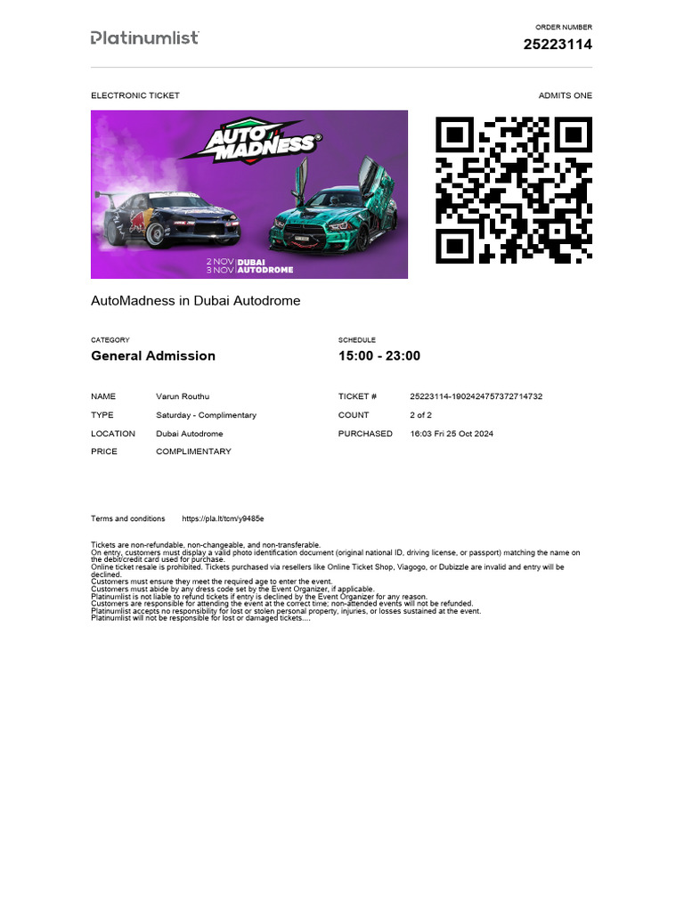 Automadness in Dubai Auto 2 of 2 | PDF | Identity Document | Access Control