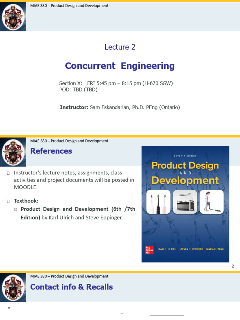 Concurrent Engineering in Product Design | PDF