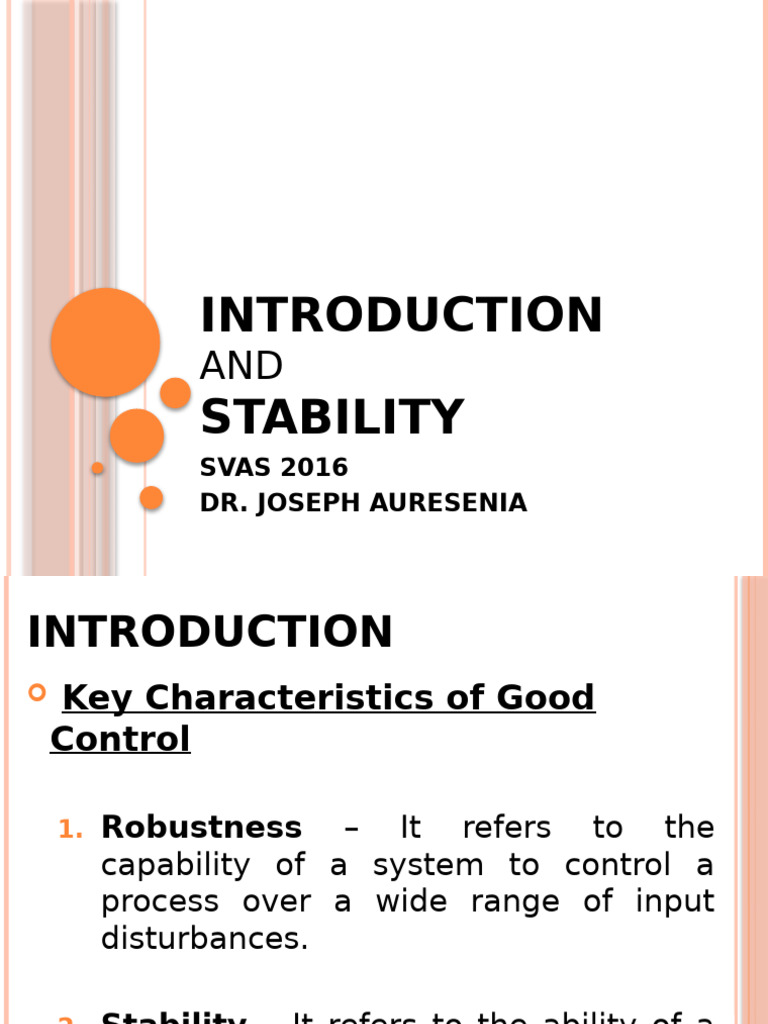 Lecture 7c Stability Introduction | PDF | Stability Theory | Applied ...