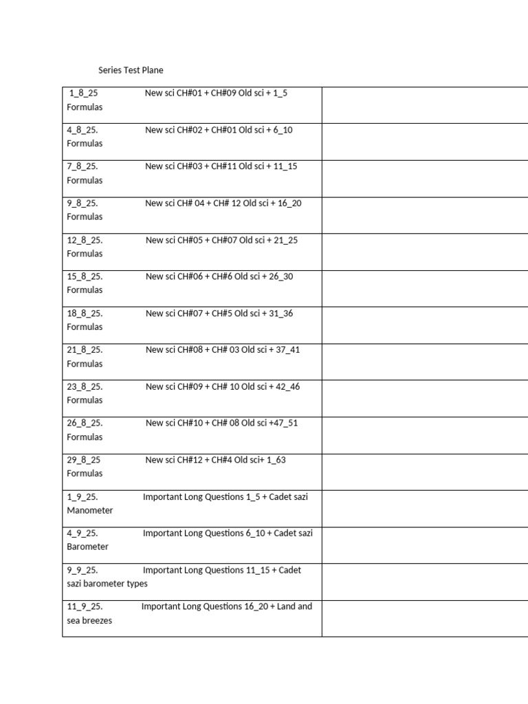 Series Test Pla-WPS Office | PDF