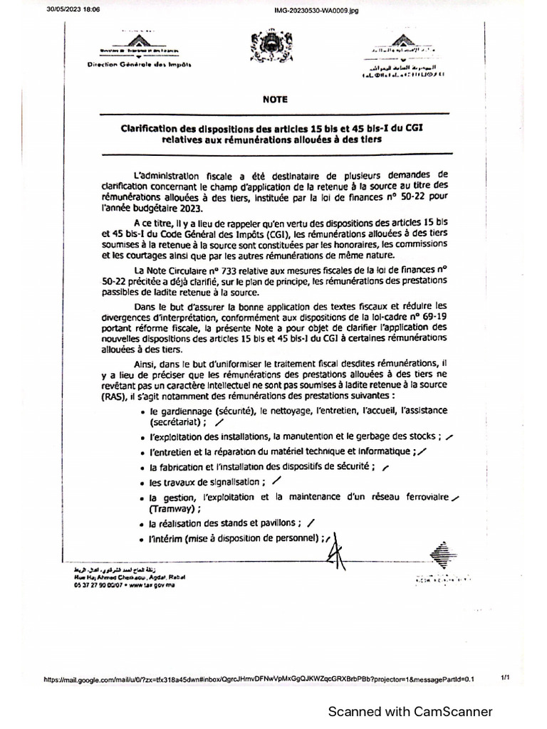 Clarifications RAS | PDF