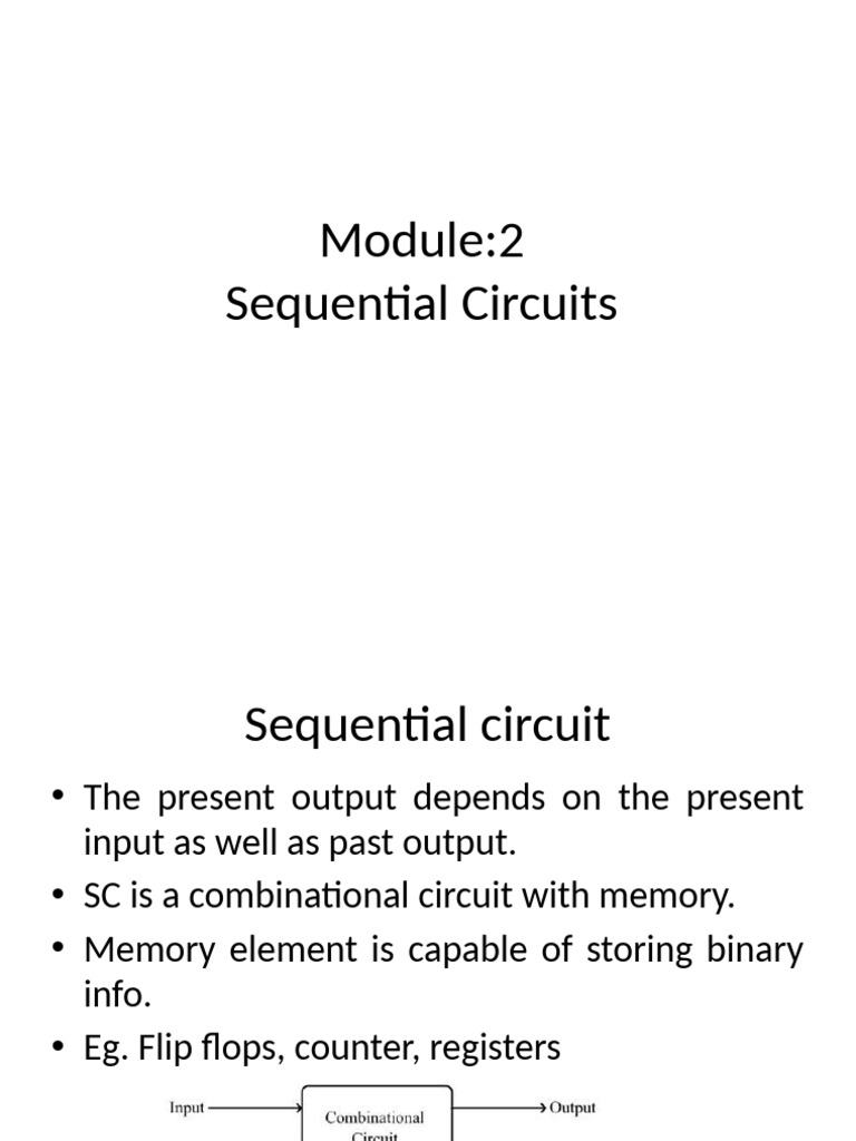 Sequential Circuits and Flip Flops Guide | PDF | Digital Technology ...