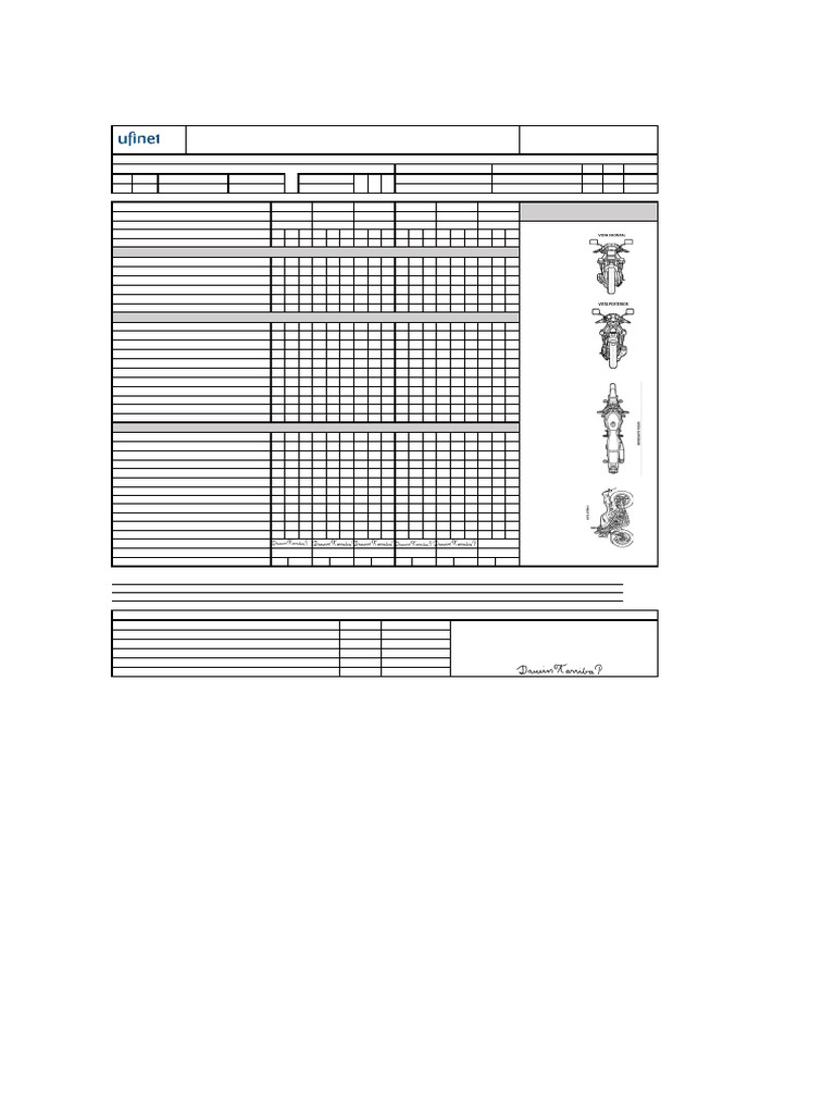 PR-FR-012-01 INSPECCION PREOPERACIONAL MOTOS - Editado (1) Dawin Tarriba | PDF | Estilos de ...