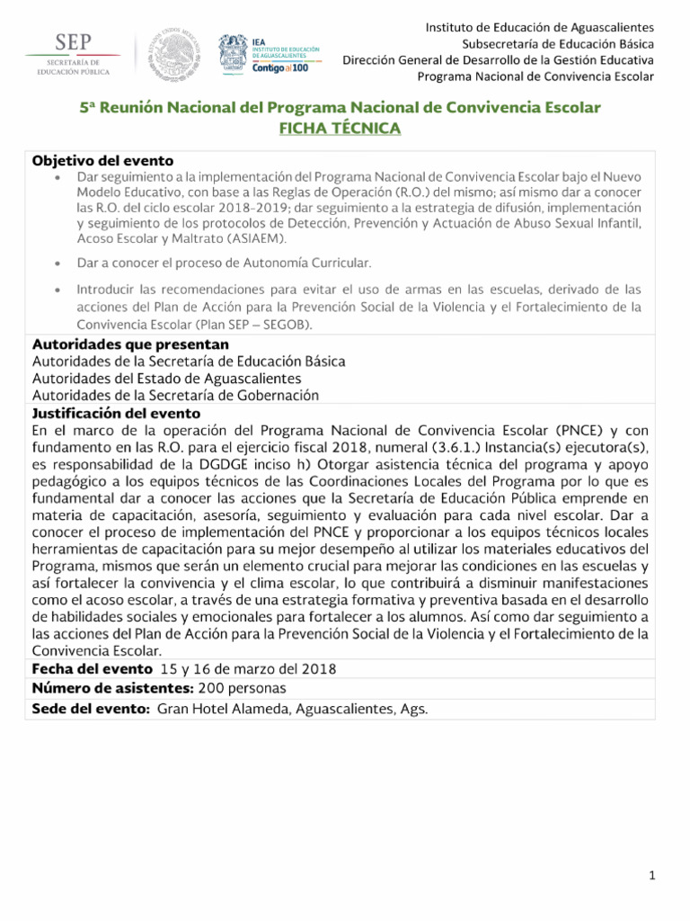 Boletin PNCE | PDF