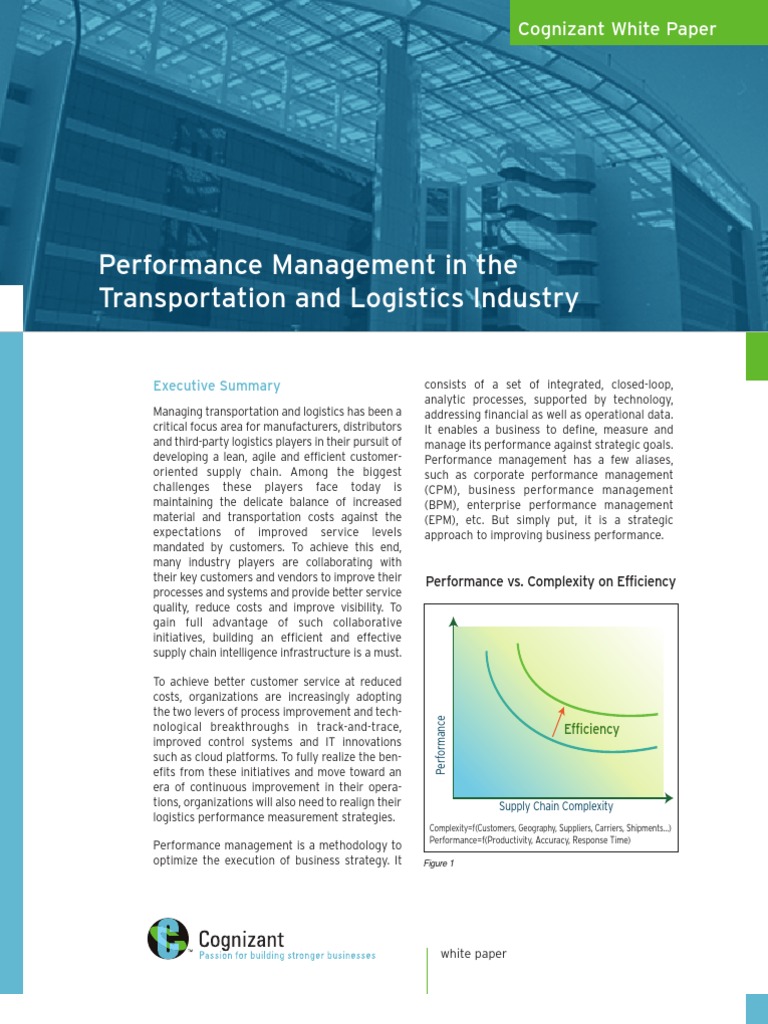 Performance-Management in Logistics | PDF