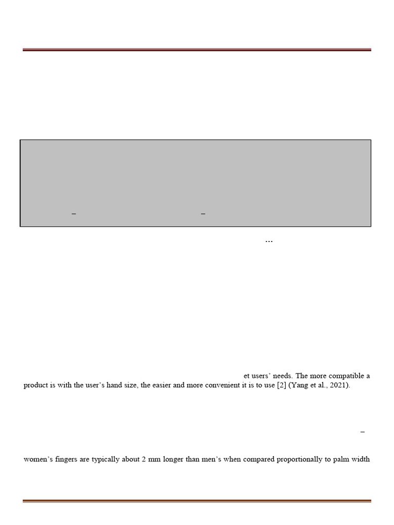 A Study On The Characteristics of Computer Mouse U | PDF | Hand ...